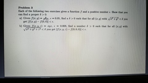 Solved Each of the following two exercises gives a function | Chegg.com