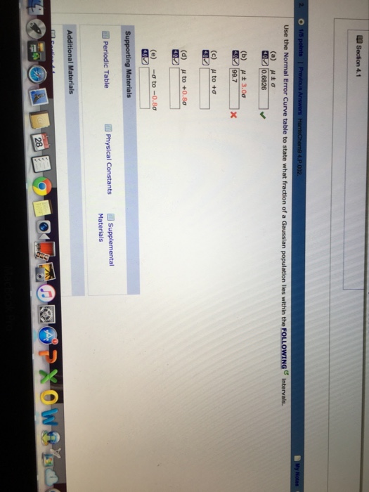 Solved Use the Normal error Curve table to state what | Chegg.com