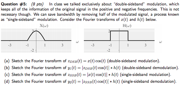 Solved Question #5: (8 pts) In class we talked exclusively | Chegg.com