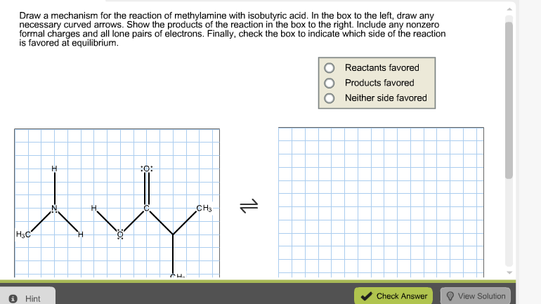 Solved Draw a mechanism for the reaction of methylamine with | Chegg.com
