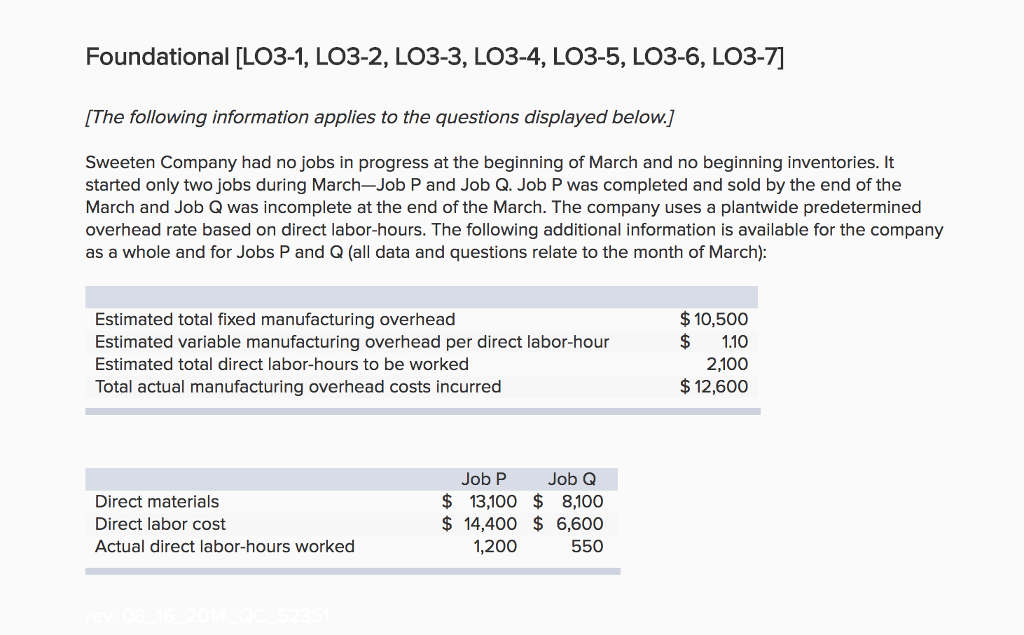 Solved Foundational DLO3-1, LO3-2, LO3-3, LO3-4, LO3-5, | Chegg.com