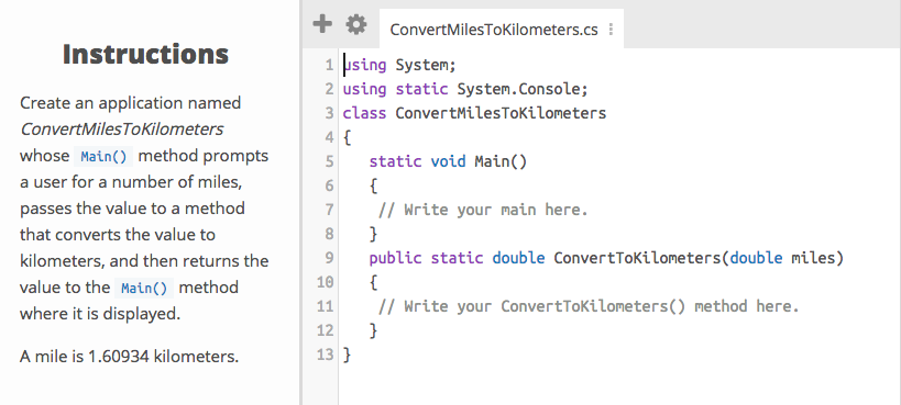 Solved C# Programming: Create an application named | Chegg.com