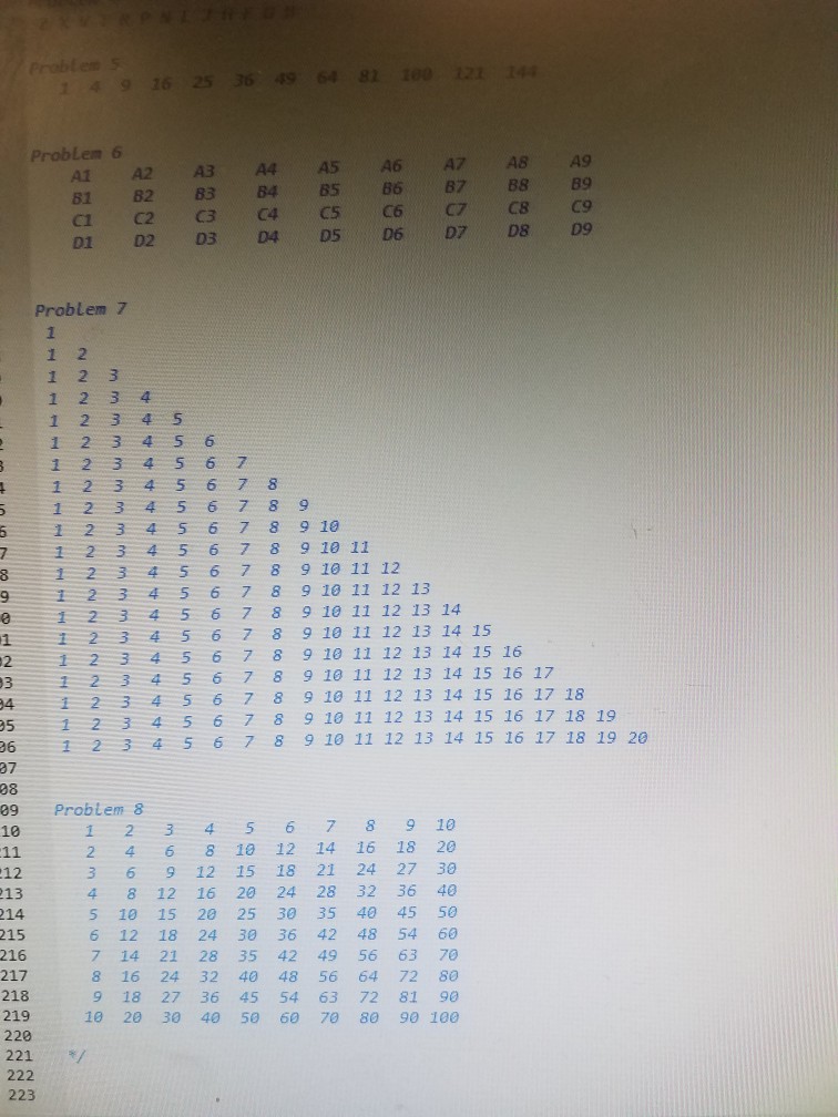Solved Problem 6 A1 A2 A3 A4 A5 A6A7 A8 A9 82 B3 B4 B5 B6 87 | Chegg.com