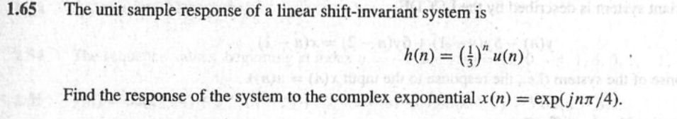Solved 1 65 The Unit Sample Response Of A Linear Chegg solved-1-65-the-unit-sample-response-of-a-linear-chegg