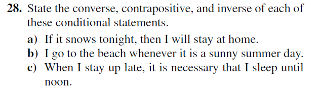 Solved 18. Determine whether each of these conditional | Chegg.com