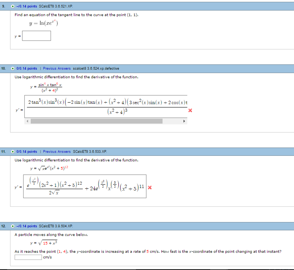 Solved Find an equation of the tangent line to the curve at | Chegg.com
