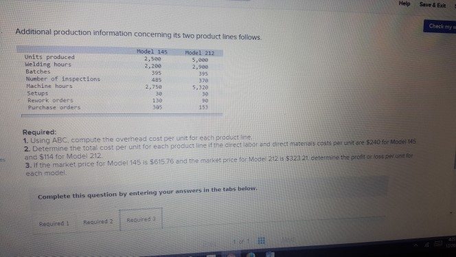 Solved Help Save & Exit Su Check my wor Exercise 4-9 Using | Chegg.com Solved Help Save & Exit Su Check my wor Exercise 4-9 Using | Chegg.com