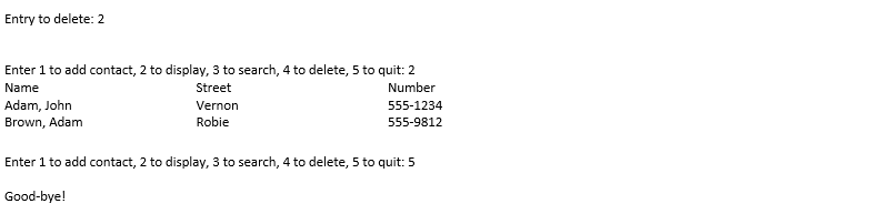 Solved In Java, you will design a class called AddressBook | Chegg.com