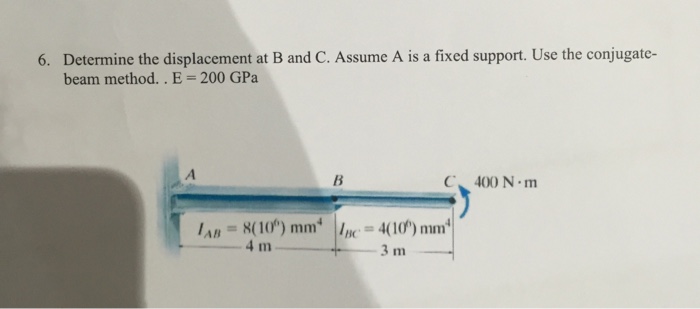 Solved Determine the displacement at B and C. Assume A is a | Chegg.com