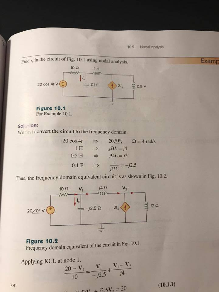 Solved Find ix in the circuit of Fig. 10.1 using nodal | Chegg.com