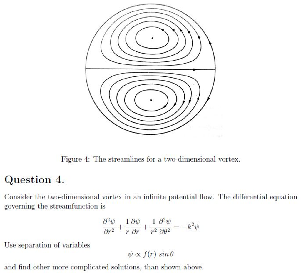 Consider the two-dimensional vortex in an infinite | Chegg.com