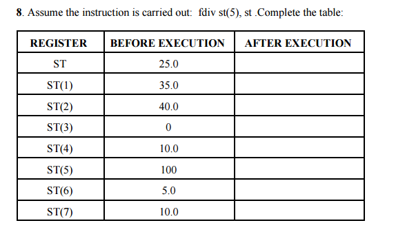 Solved Assume no syntax errors and all partial programs are | Chegg.com