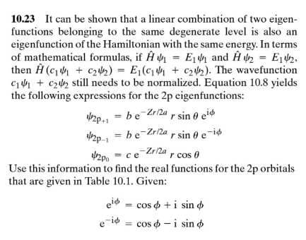 Solved 10.23 It can be shown that a linear combination of | Chegg.com
