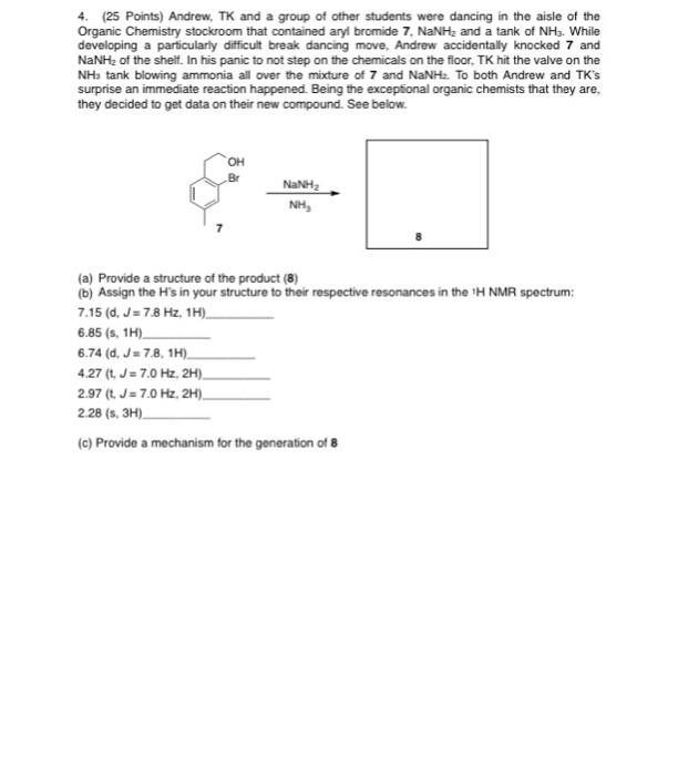 Solved Andrew, TK and a group of other students were dancing | Chegg.com