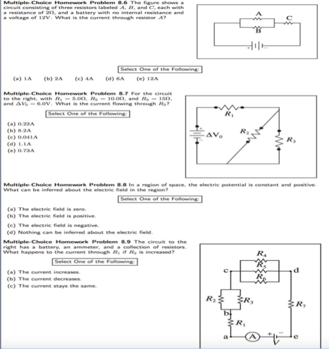 Solved The figure shows a circuit consisting of three | Chegg.com