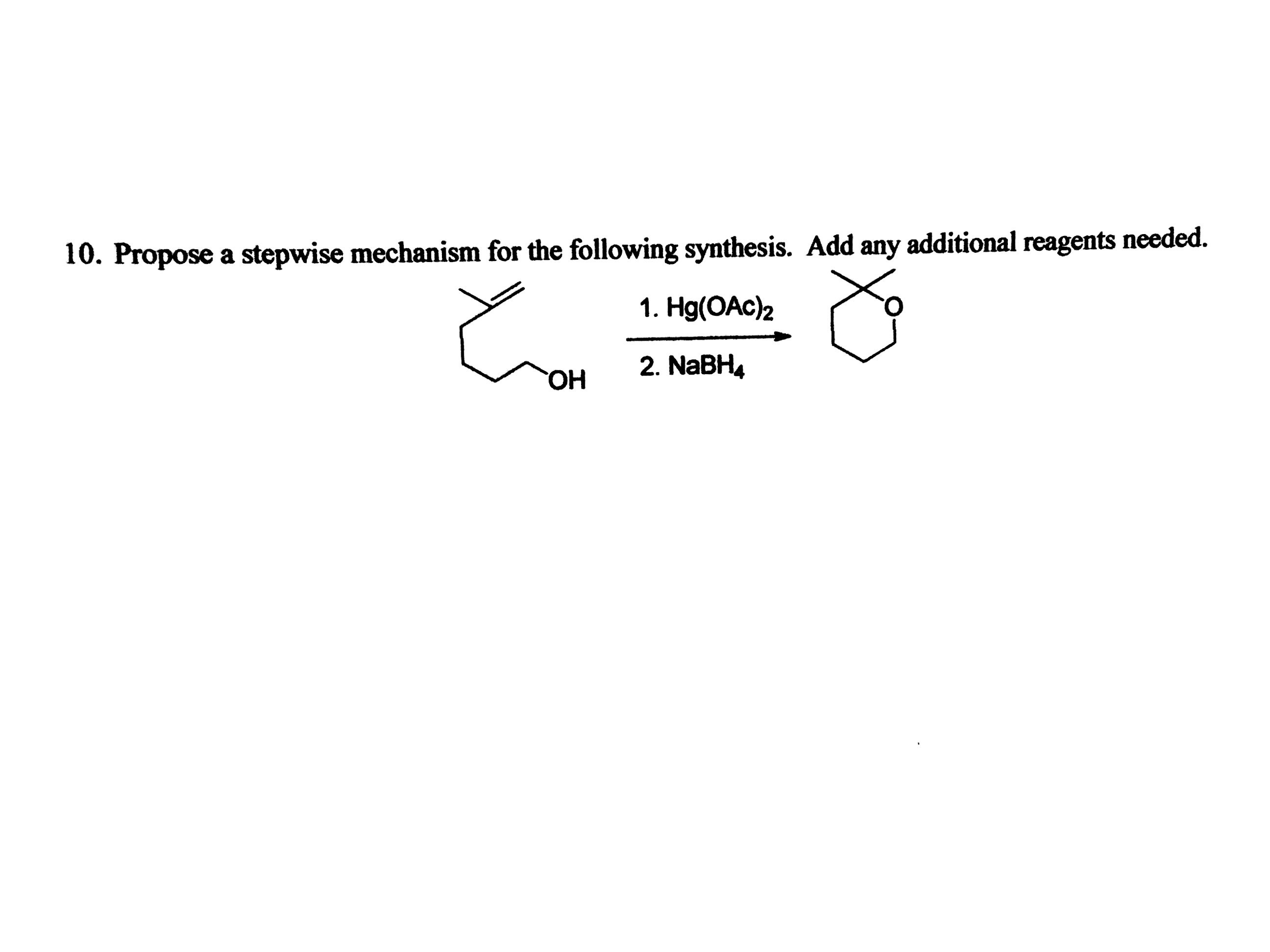 Solved Propose a stepwise mechanism for the following | Chegg.com
