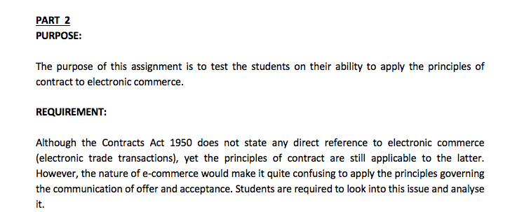 Solved PART 2 PURPOSE: The purpose of this assignment is to | Chegg.com