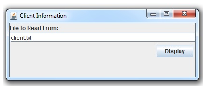 Solved JAVA Read/Write 1) Create the following GUI, | Chegg.com