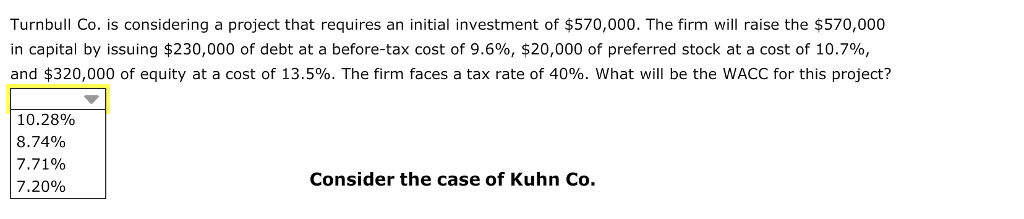 Solved The WACC is used as the discount rate to evaluate | Chegg.com