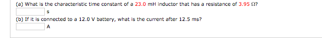 Solved (a) What is the characteristic time constant of a | Chegg.com