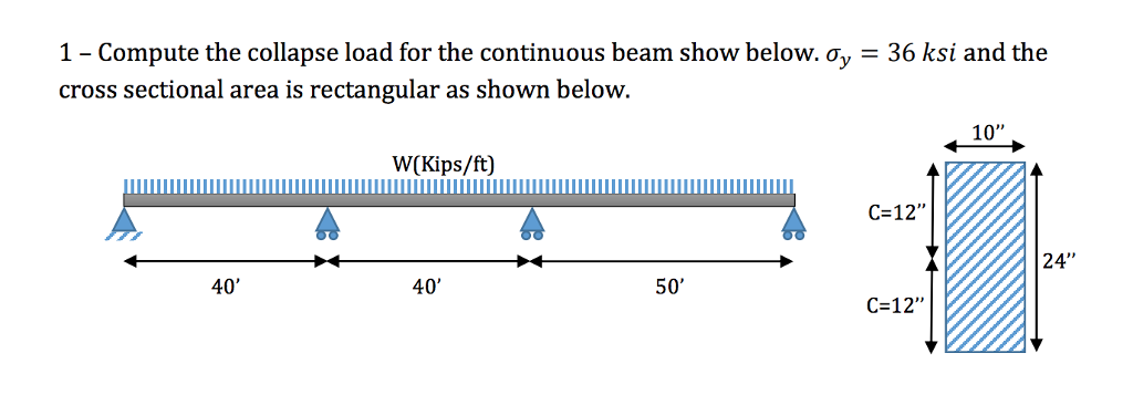 Solved write a computer program to calculate the collapse | Chegg.com