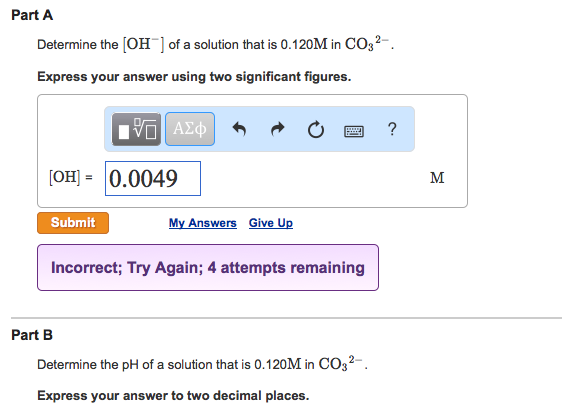 Solved Part A Determine the [OH^-] of a solution that is | Chegg.com