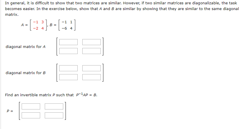 Solved In General It Is Difficult To Show That Two Matrices