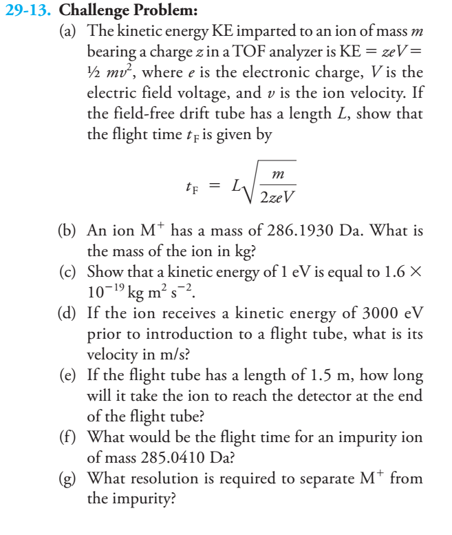 Solved 29-13. Challenge Problem: (a) The kinetic energy KE | Chegg.com