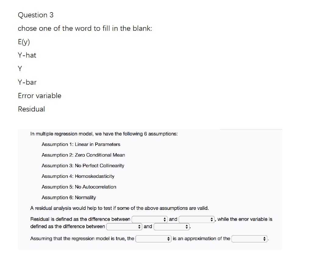 Solved E(epsilon i | x i) = 0 says that the sample | Chegg.com