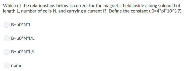 Solved Which of the relationships below is correct for the | Chegg.com