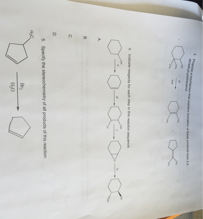 Solved Propose a mechanism that explains formation of these | Chegg.com