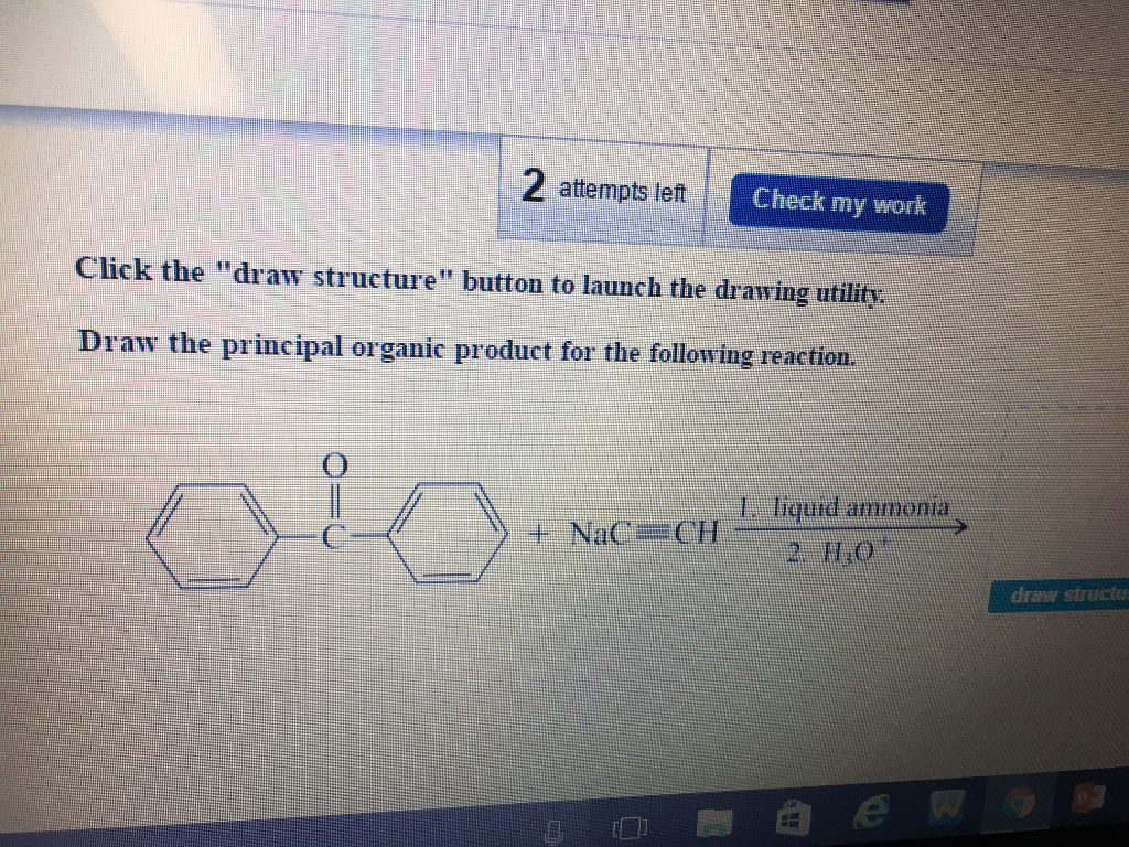 Solved Click the "Draw structure" button to launch the | Chegg.com