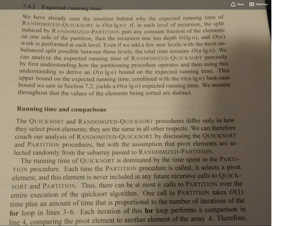Solved Clrs 7 2 Quicksort With Equal Element Values The 