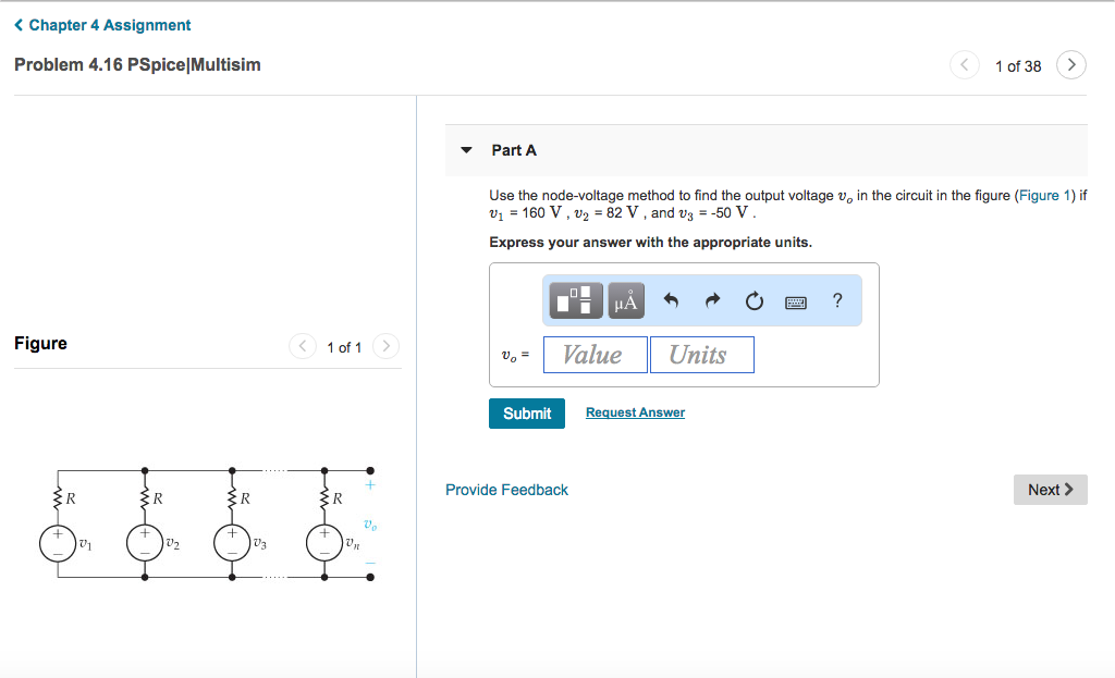 Solved Use The Node Voltage Method To Find The Output 
