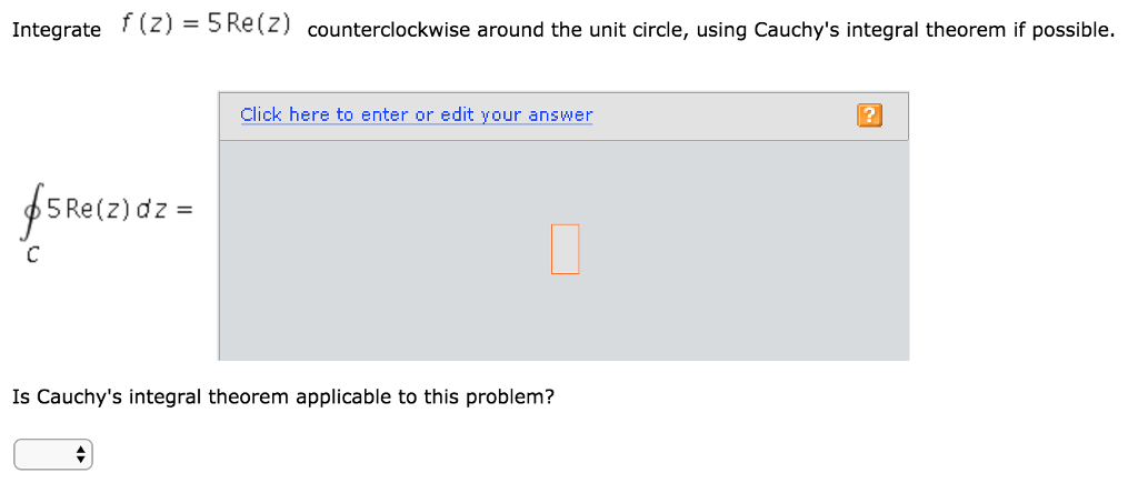 Solved Integrate (z) = S Re (z) counterclockwise around the | Chegg.com