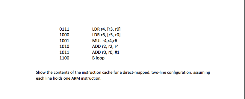 5. The following code is executed by an ARM processor | Chegg.com
