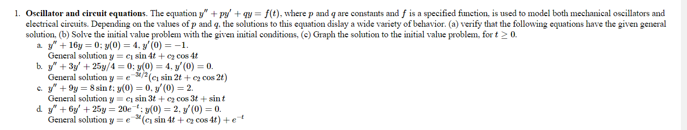 Solved Need help please! 1. Oscillator and circuit | Chegg.com