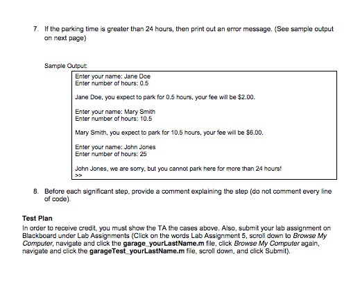 Solved Lab 5 Garage In Class Csci 251 Problem Statement A