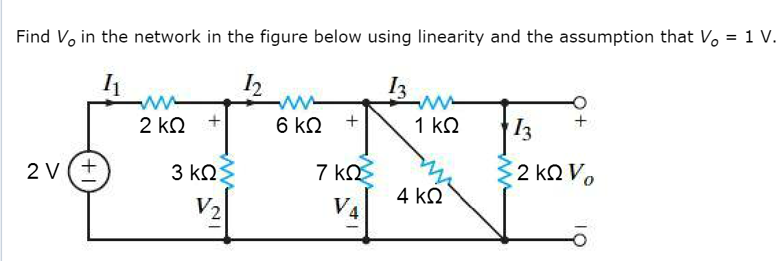 Solved Find Vo in the network n the figure below using | Chegg.com