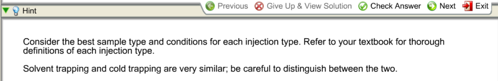 Solved Match the following types of injection with the best | Chegg.com
