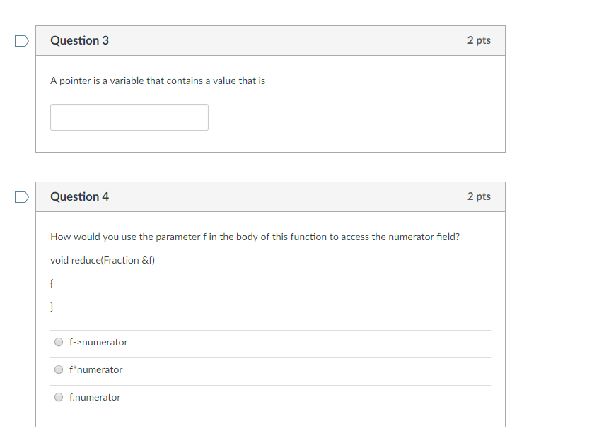 Solved D Question 1 You have a struct defined as struct | Chegg.com Solved D Question 1 You have a struct defined as struct | Chegg.com