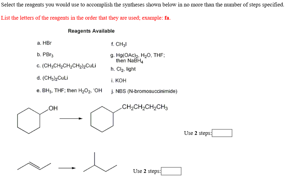 Solved Tell Whether Each Of The Reactions Below Is An