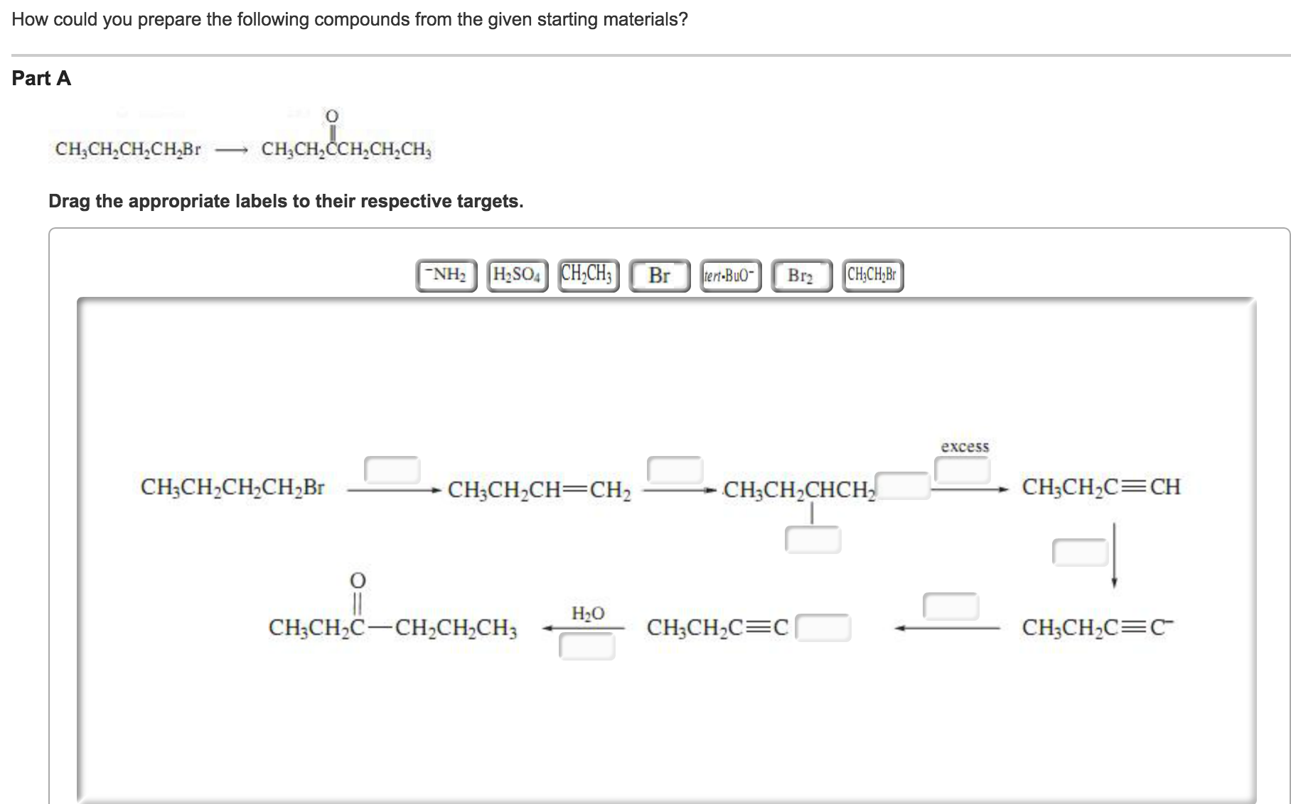 Solved How could you prepare the following compounds from | Chegg.com