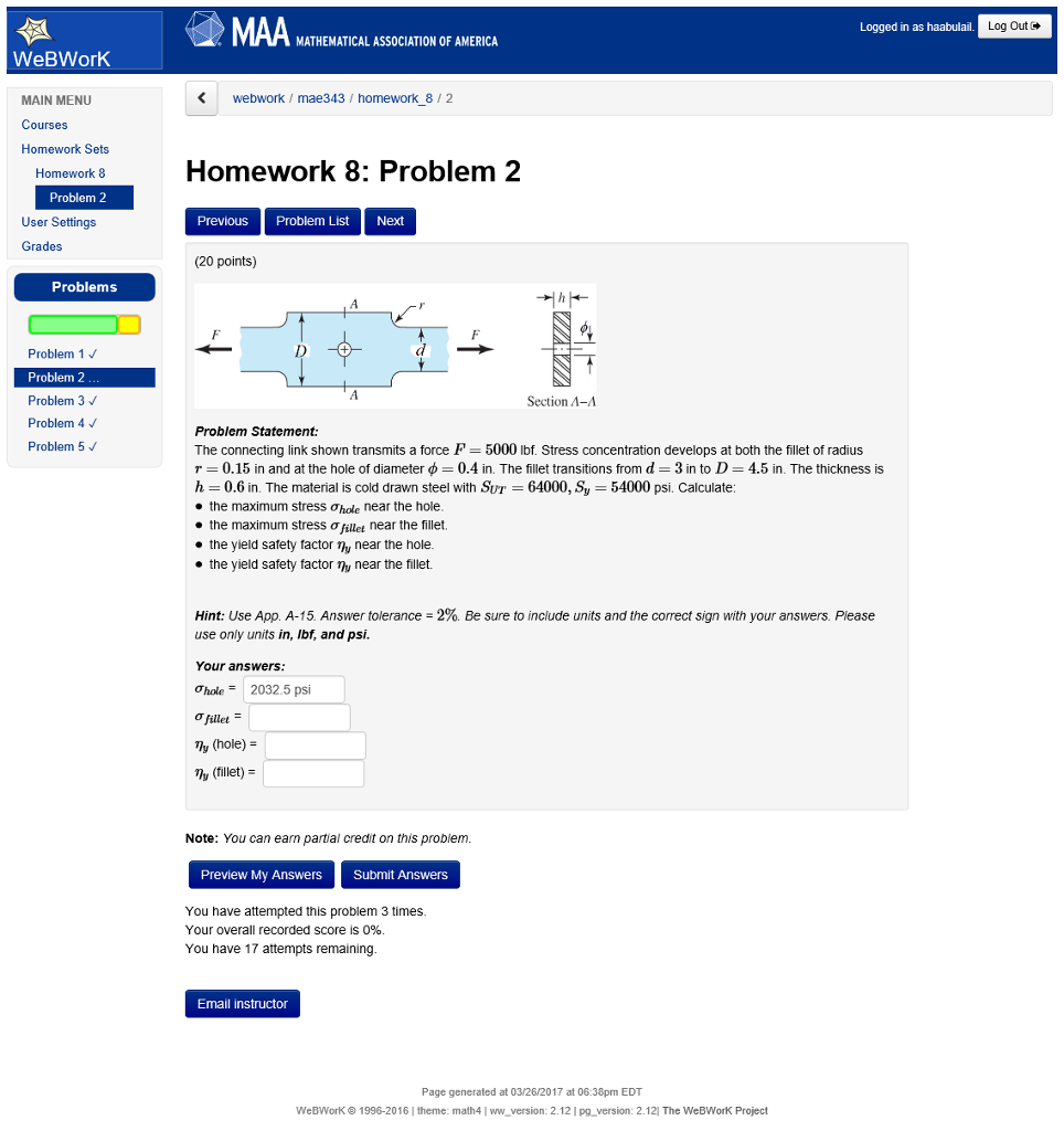 Solved WeBWorK MAIN MENU Courses Homework Set Homework 8 | Chegg.com Solved WeBWorK MAIN MENU Courses Homework Set Homework 8 | Chegg.com
