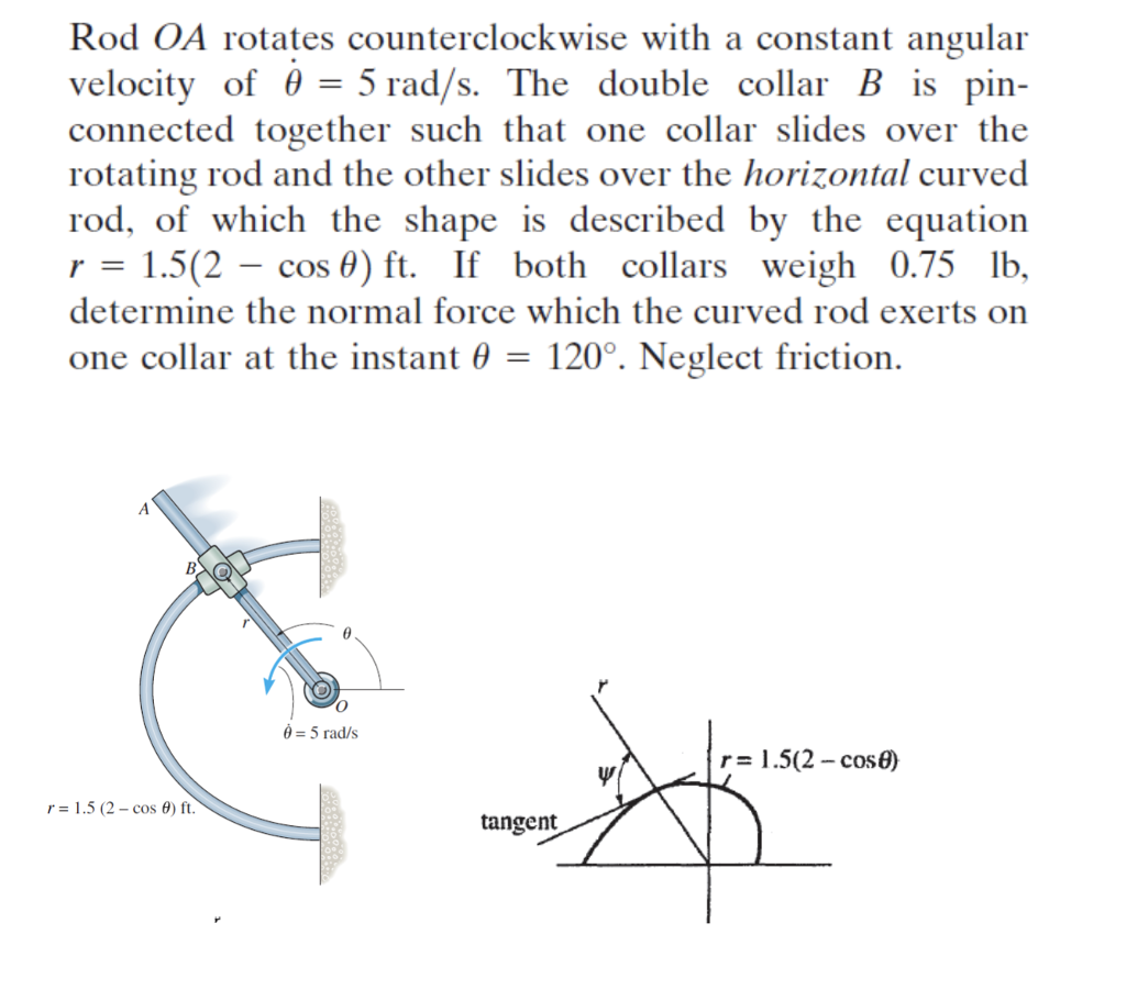 Solved Rod OA rotates counterclockwise with a constant | Chegg.com Solved Rod OA rotates counterclockwise with a constant | Chegg.com