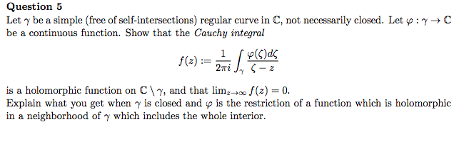 Solved Let gamma be a simple (free of self-intersections) | Chegg.com