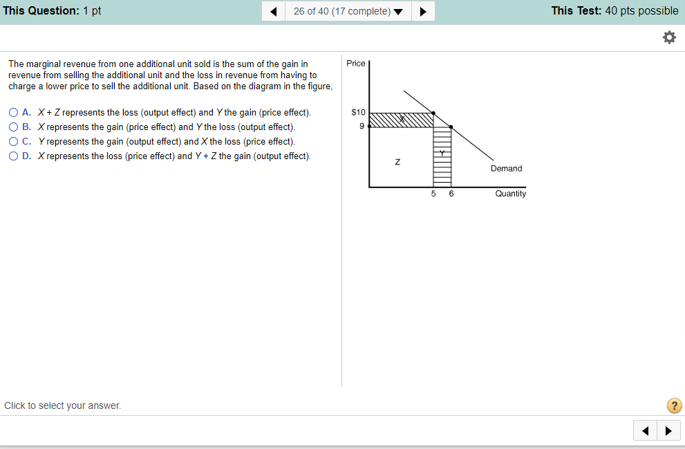 Solved This Question: 1 pt 26 of 40 (17 complete) This Test: | Chegg.com