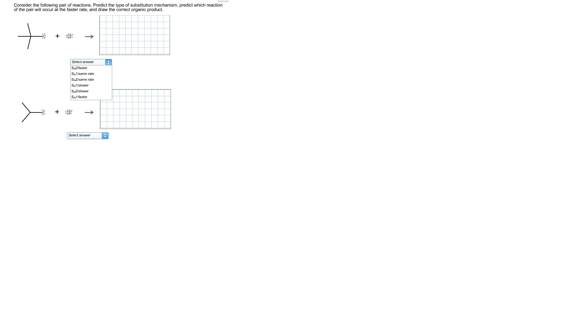 Solved Consider the following pair of reactions. Predict the | Chegg.com