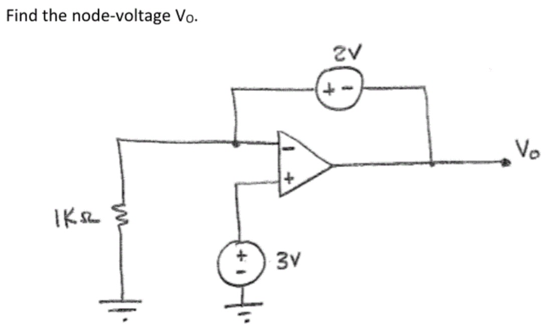 Solved Find the node-voltage Vo. | Chegg.com