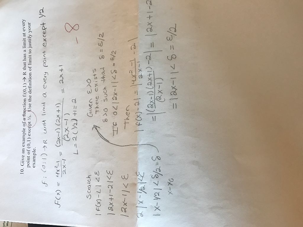 Solved Give an example of a function f:(0, 1) rightarrow R | Chegg.com